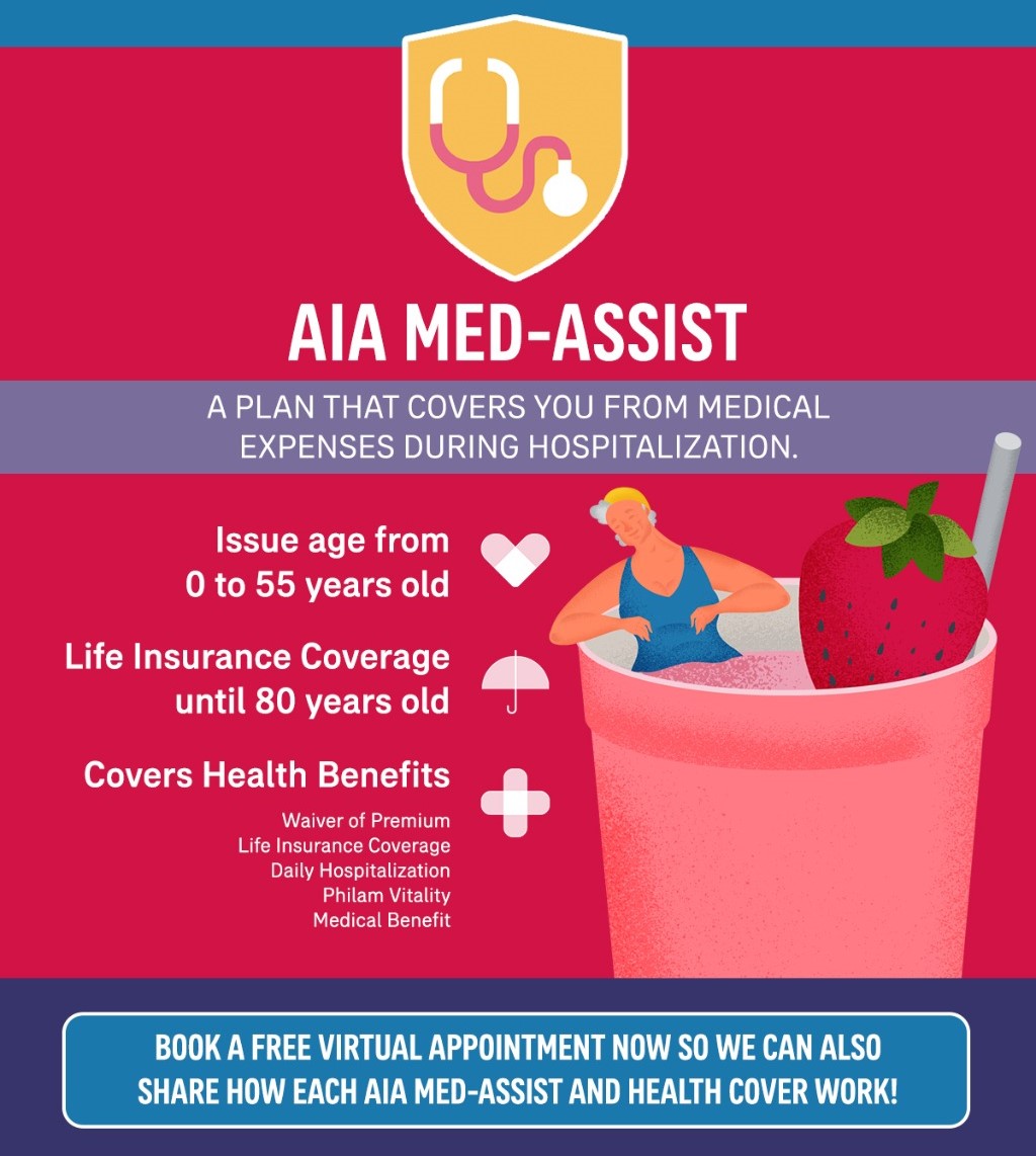 AIA Med-Assist: Covers you from medical expenses during hospitalization